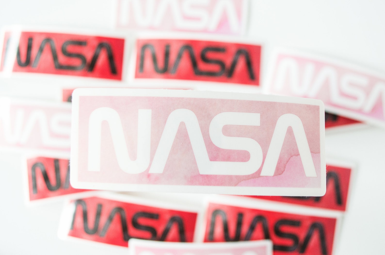 NASA Pink Worm Sticker Laptop Sticker Water Bottle Sticker - Etsy