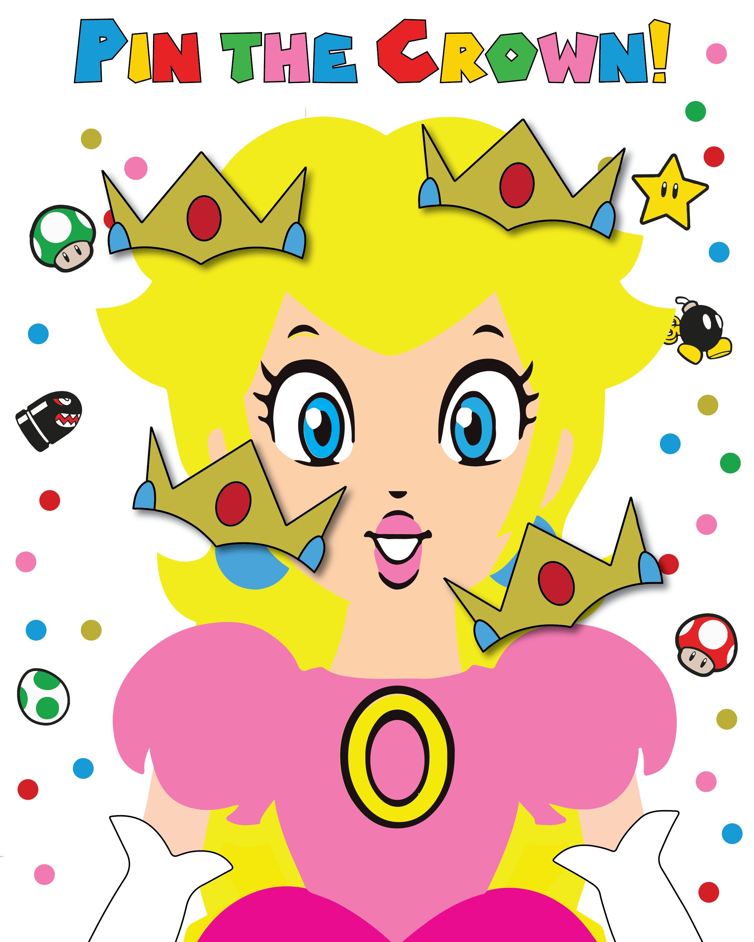 Princess Peach Head