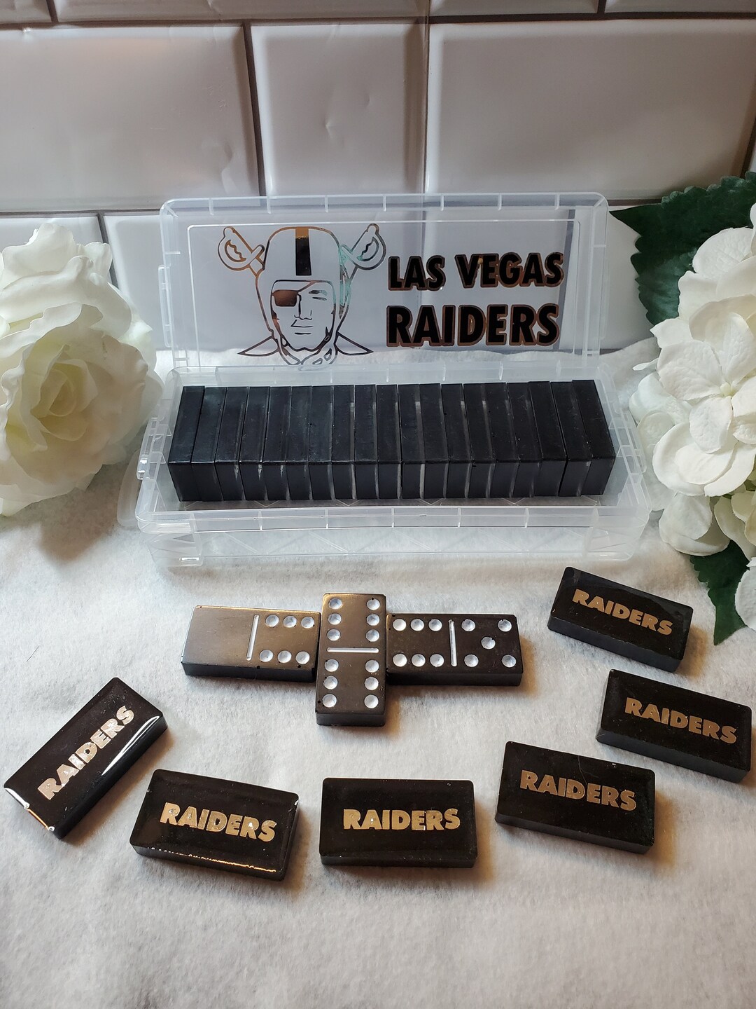 Las Vegas Raiders Dominoes - Etsy