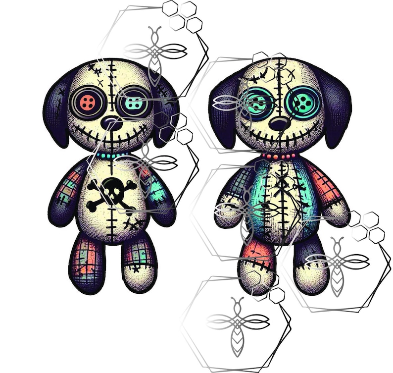 Voodoo Doll Family, Dogs, Puppy, Karma,halloween, Tick or Treat ...