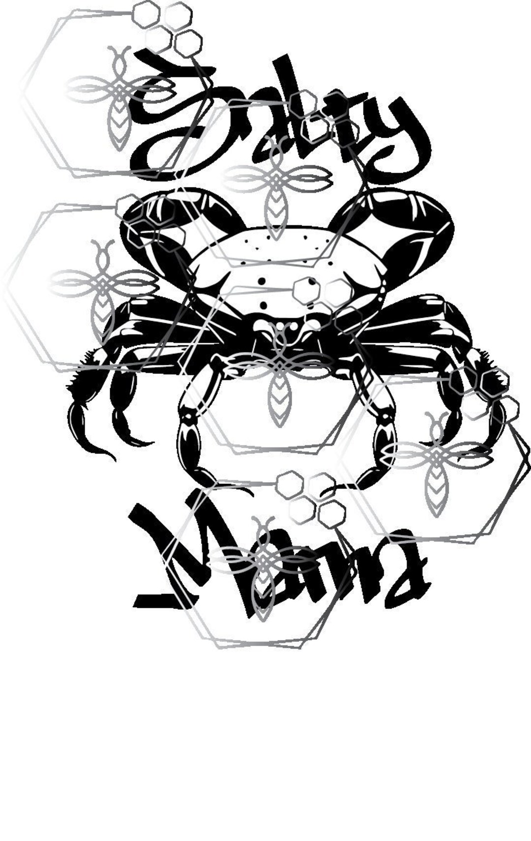 Salty Mama, Crab, Svg, Cricut Cut File, Sublimation, Png - Etsy