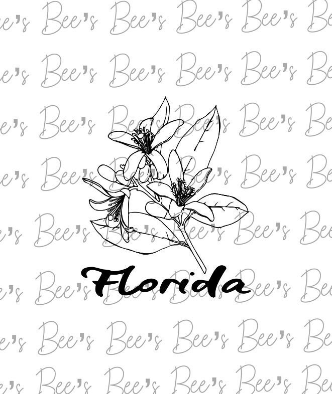 Florida State Flower Orange Blossom Digital Download PNG SVG - Etsy