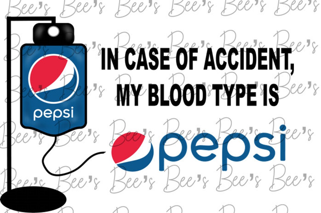 My Blood Type is Soda Bundle Pepsi, Pepsi Max, Coke, Sprite, Dr. Pepper ...