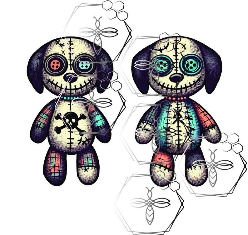 Voodoo Doll Family, Dogs, Puppy, Karma,halloween, Tick or Treat ...