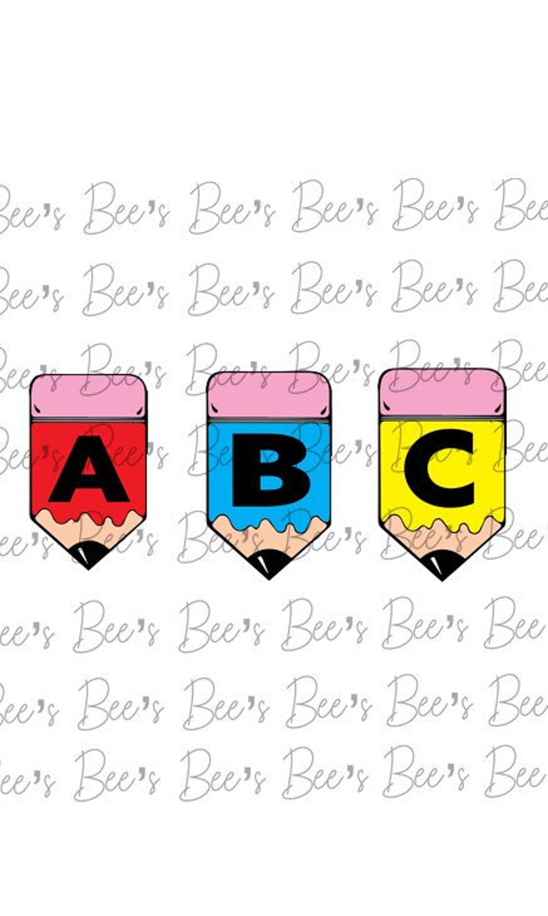 Alphabet Pencils DIY Signs Back to School Teacher Life Name Tags Svg ...
