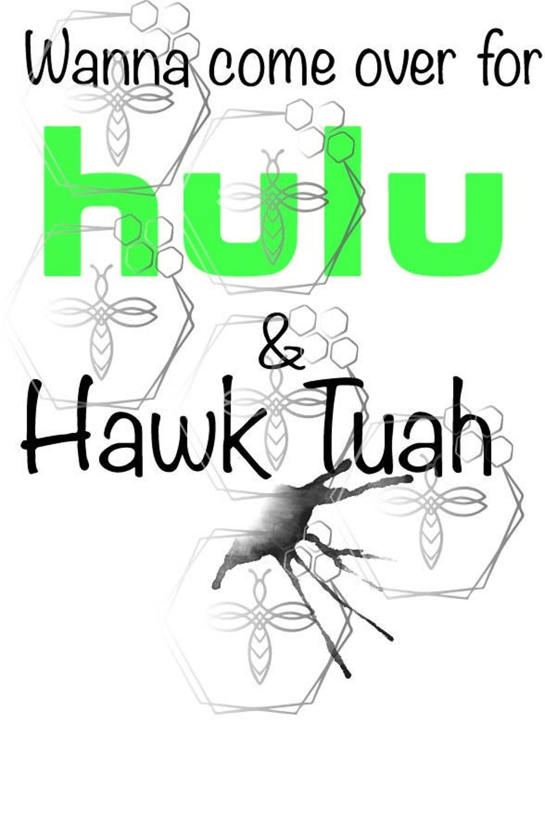 Hulu and Hawk Tuah Digital Download PNG SVG Sublimation Cricut Cameo ...