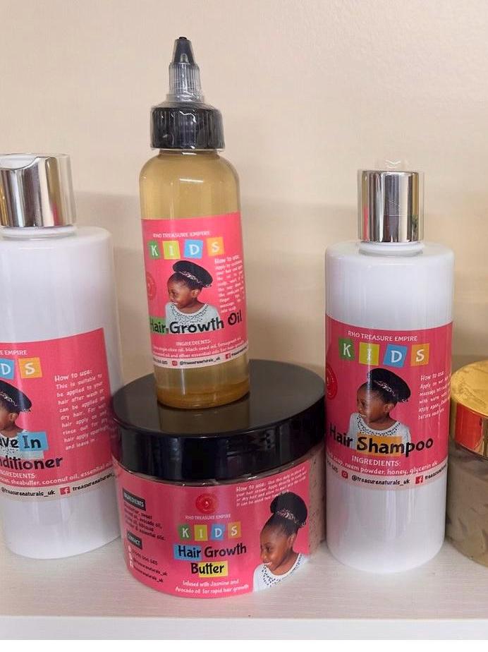 Kids Hair Growth Set hair Growth Butter kids Hair Growth Oil kids Honey and Black Soap Shampooleave in Conditioner Etsy
