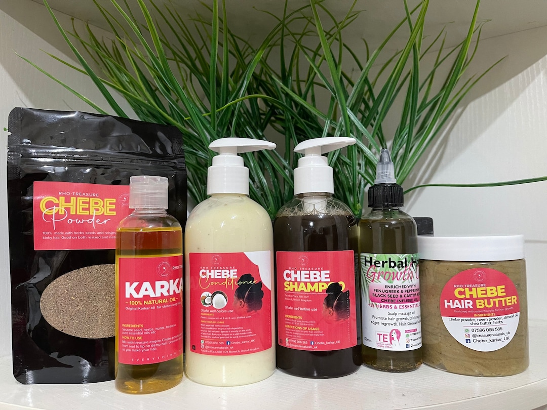 Chebe Set: Chebe Shampoo 250mls+conditioner250mls +chebe Hair Butter ...
