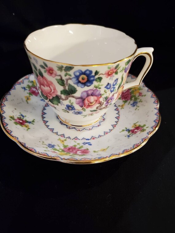 Mismatched Royal Albert Petit Point China Royal Staffordshire - Etsy