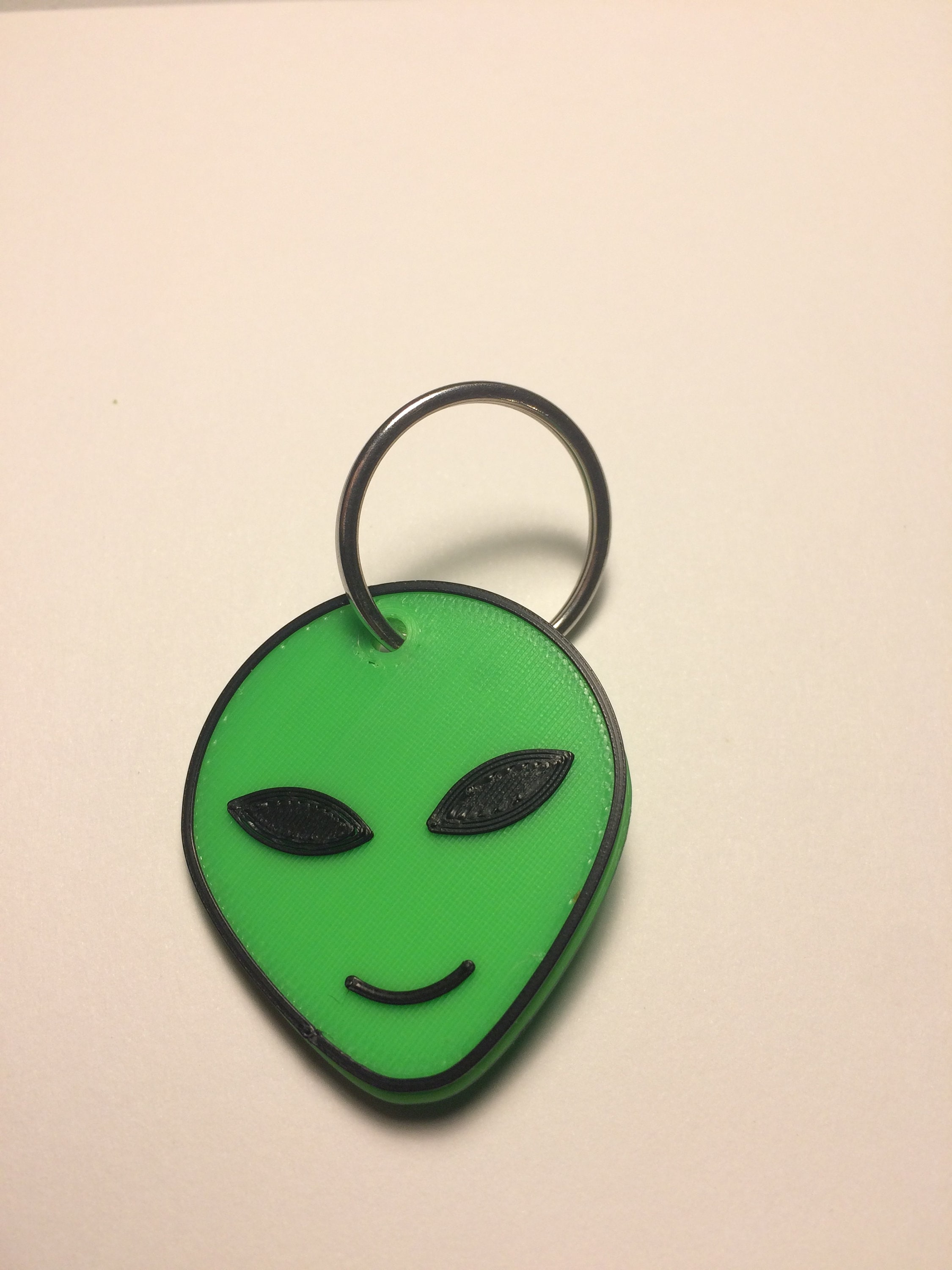 Double-sided Alien Keychain Accessory - Etsy