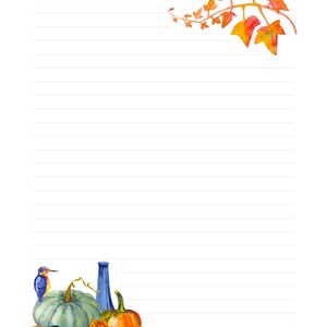 Halloween Stationery Printable Stationery Paper Letter A4 | Etsy