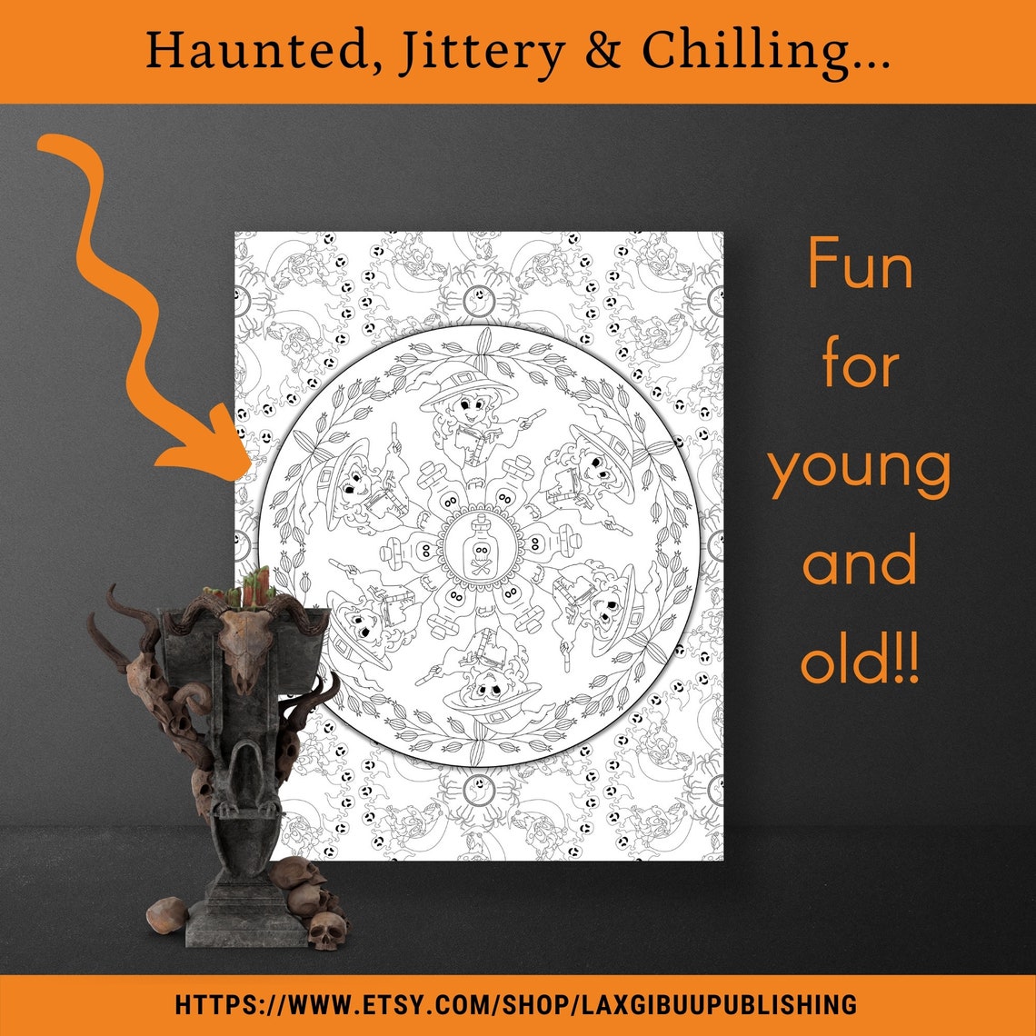 Halloween Mandala Coloring Pages Fall Mandala Coloring for Stress ...