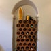 Terracotta Wine Rack - 2 Bottle Storage - Stackable Natural Clay Design ...