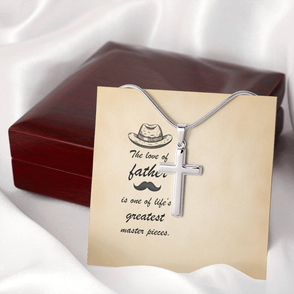 We Love Our Christlike Father Dad Cross Pendant Gift - Etsy UK