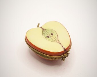 Apple Limoges Box - Etsy