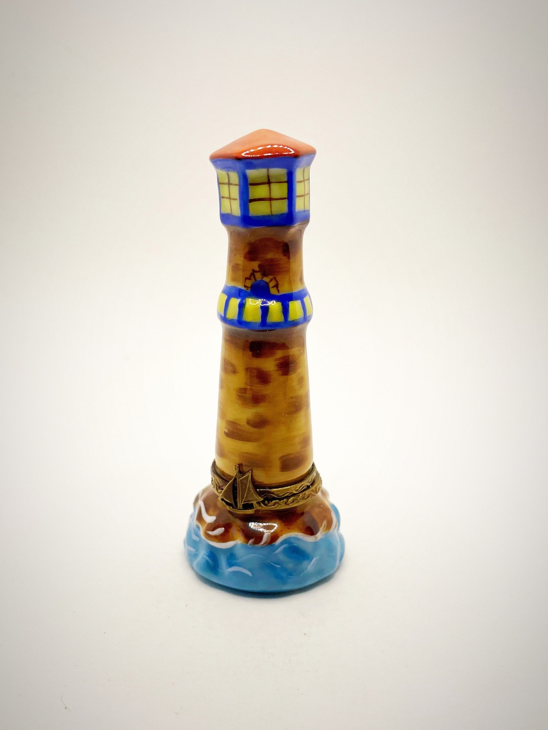 Beautiful Lighthouse LIMOGES Trinket Box - Etsy