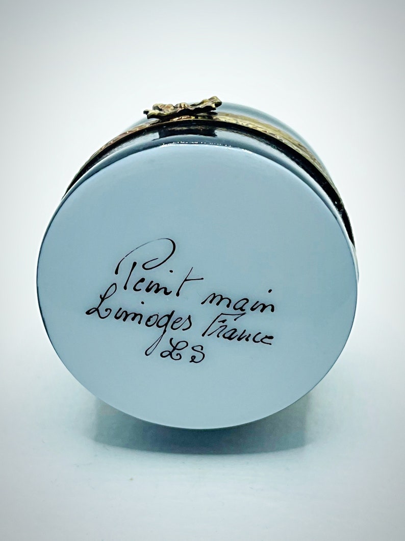 Paris Hat Box Limoges Trinket Box - Etsy