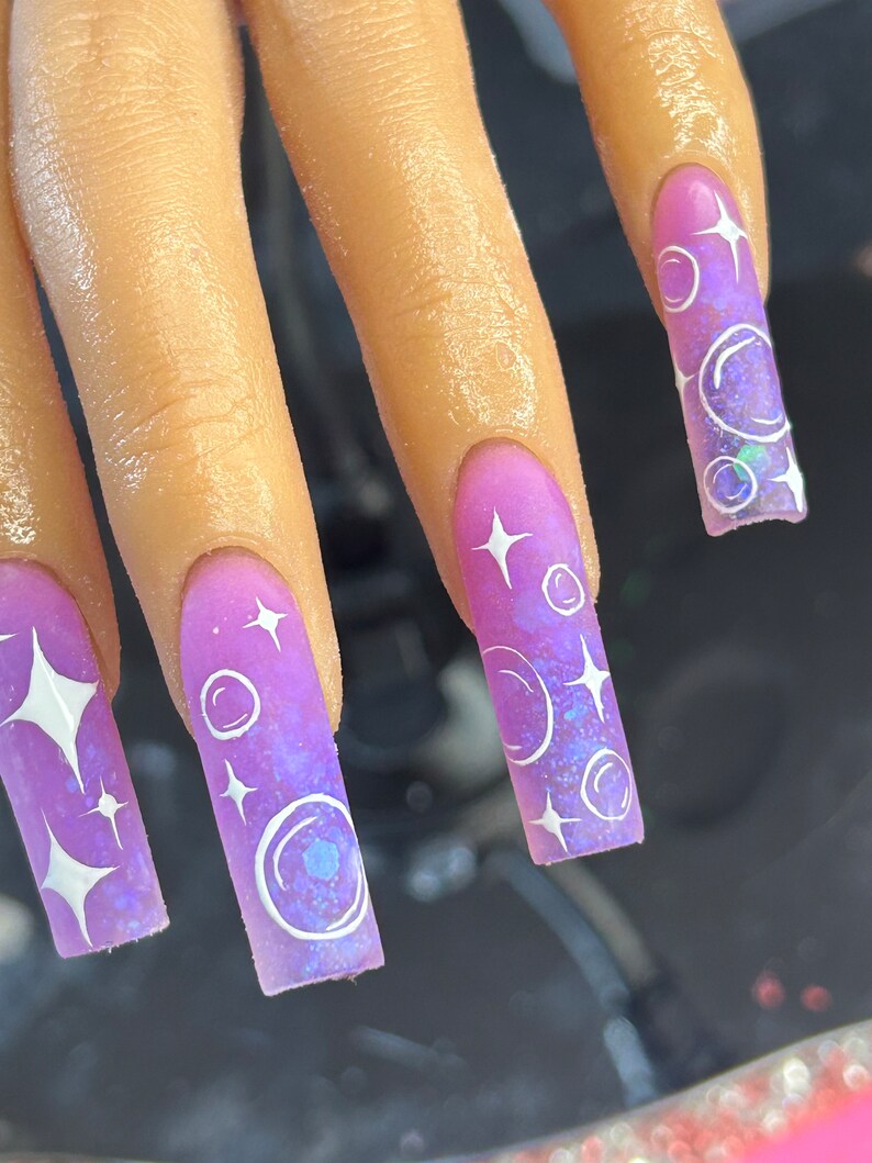 Bubble Press Ons - Etsy