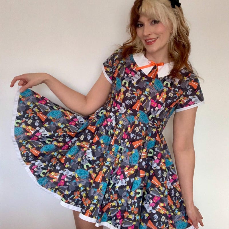 Homer simpson dress - Etsy México