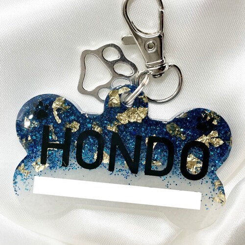 Glamorous Gem Personalized Pet Tag Fancy Cat and Dog ID Tag | Etsy