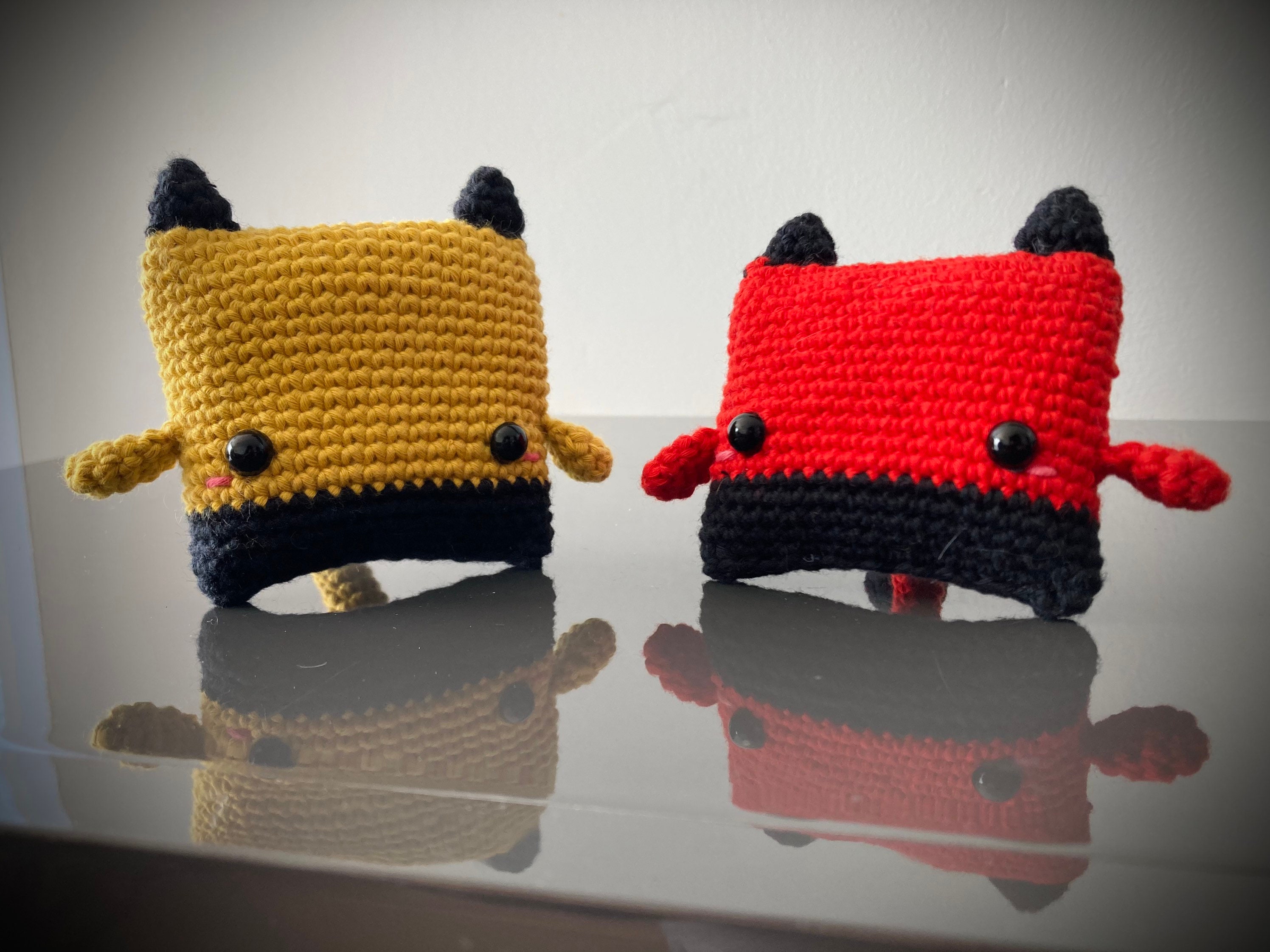 Beezlebuddy Crocheted Demon Plush Cute Demon Toy - Etsy