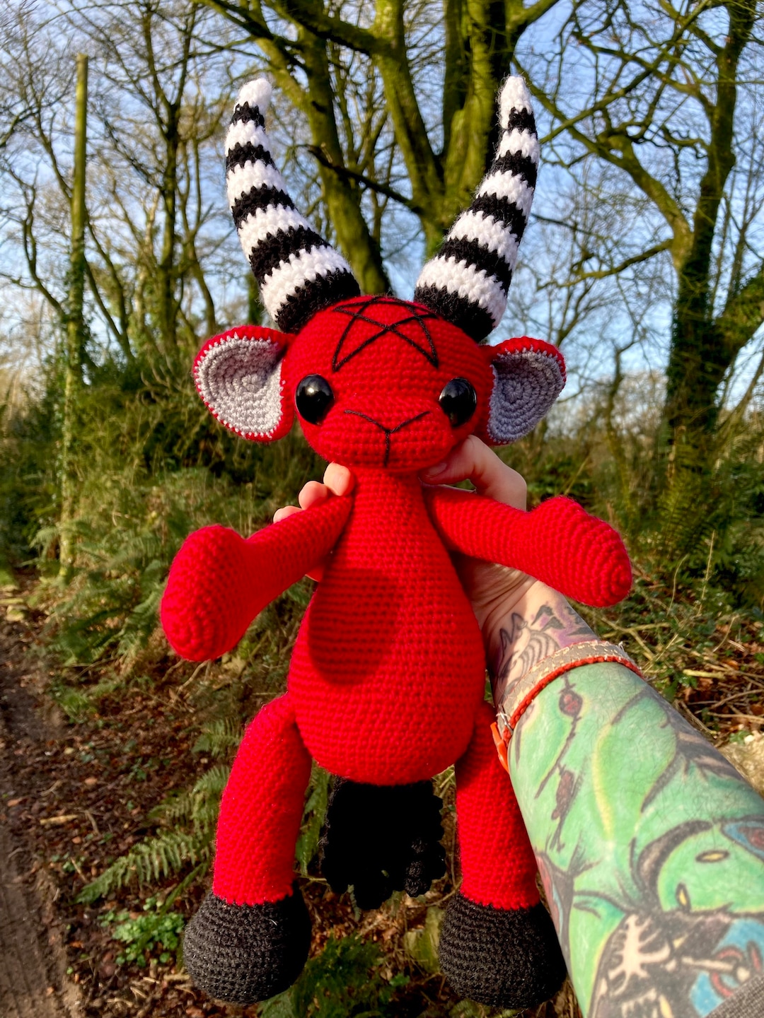 Large Baphomet Stuffed Toy, Big Baphomet Plushie, MADE TO ORDER - Etsy