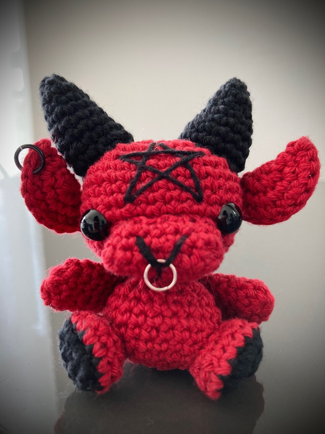 Baby Baphomet and Black Phillip, Baphomet Toy, Black Phillip Toy ...