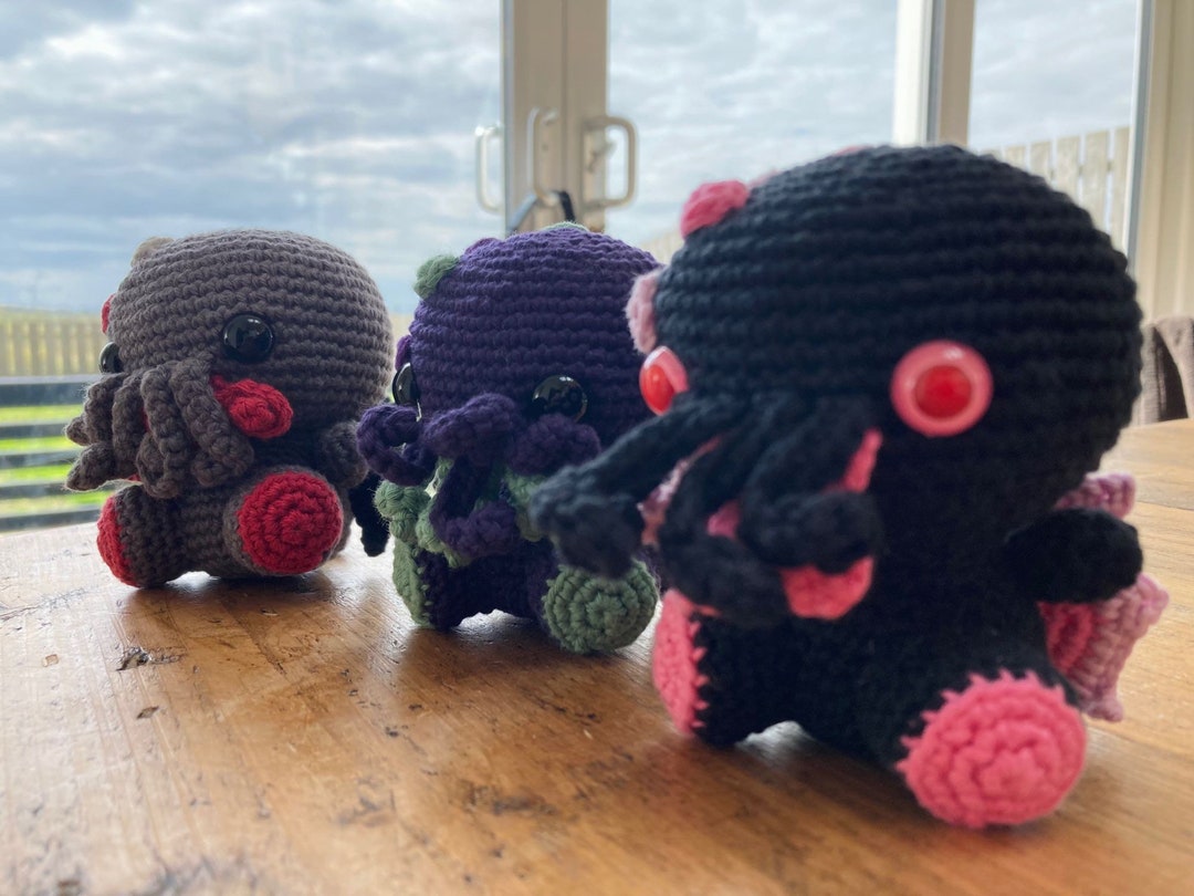 Baby Cthulhu Plushie, Cute Cthulhu Toy, Cthulhu Stuffed Toy, MADE TO ...