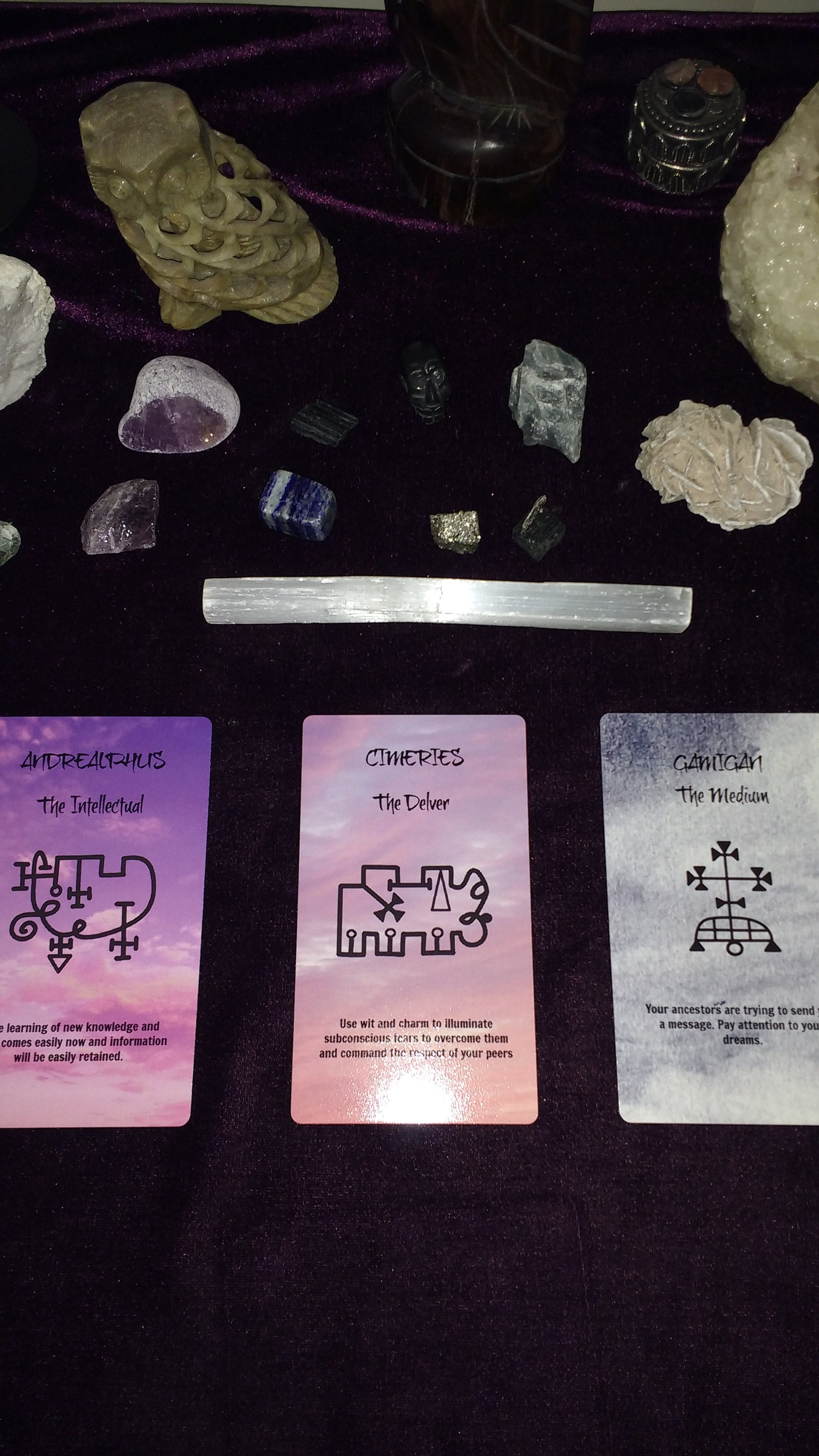 Into the Dark Demon Oracle Deck Occult Tarot Cards Goetia - Etsy