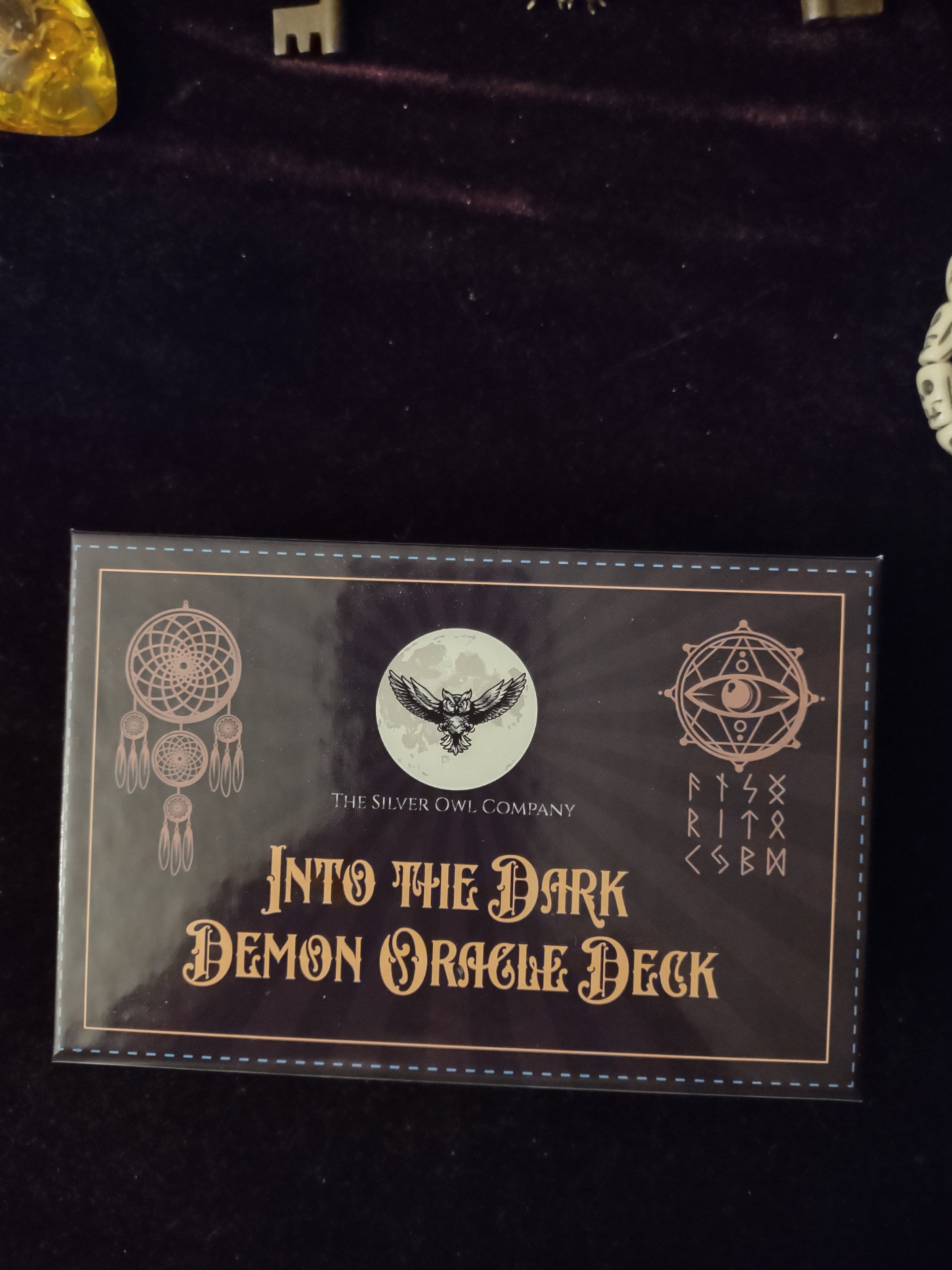 Sturdy Storage Box, Into the Dark, Demon Oracle Deck, Occult Tarot ...