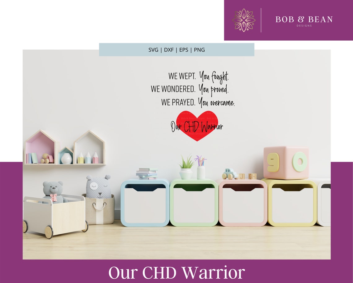 CHD SVG Bundle CHD Warrrior Svg Congenital Heart Defect - Etsy Canada