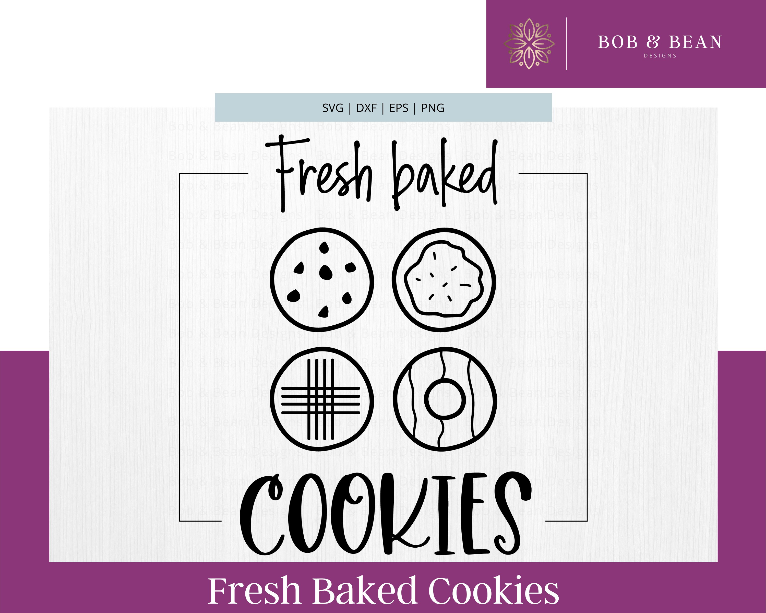 Fresh Baked Cookies SVG Cookie SVG Dessert SVG Baking - Etsy