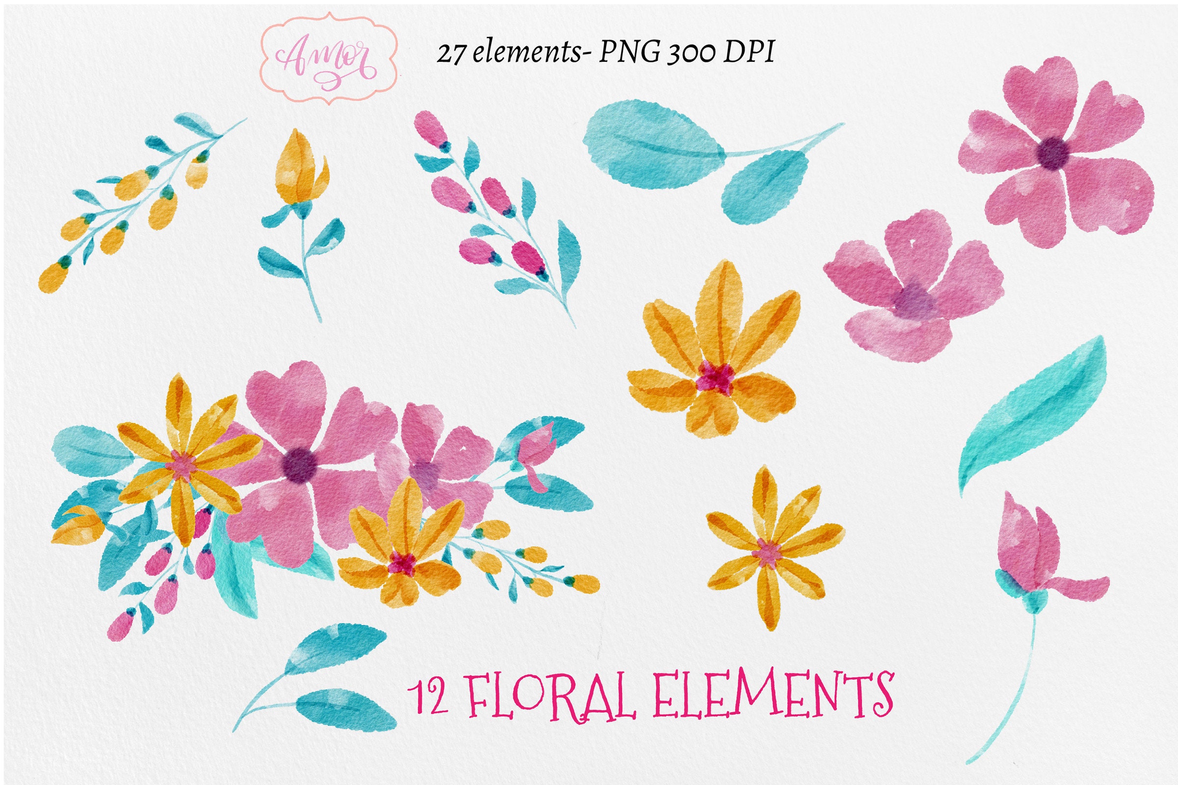 Watercolor Princess Clipart Hand Painted Fairytale Clipart | Etsy