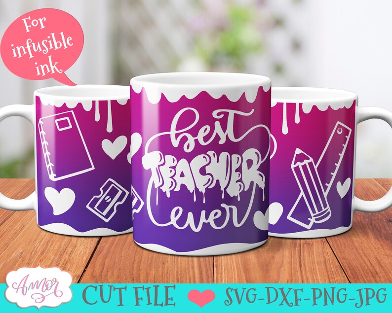 Best Teacher Ever SVG Teacher Appreciation Svg Cut Files for - Etsy