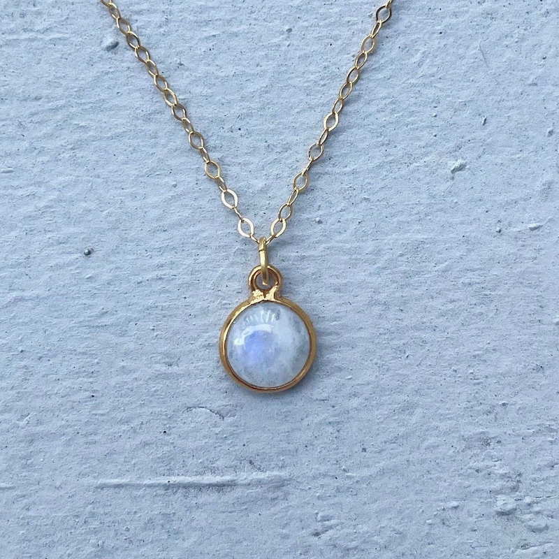 Moonstone Necklace - Etsy