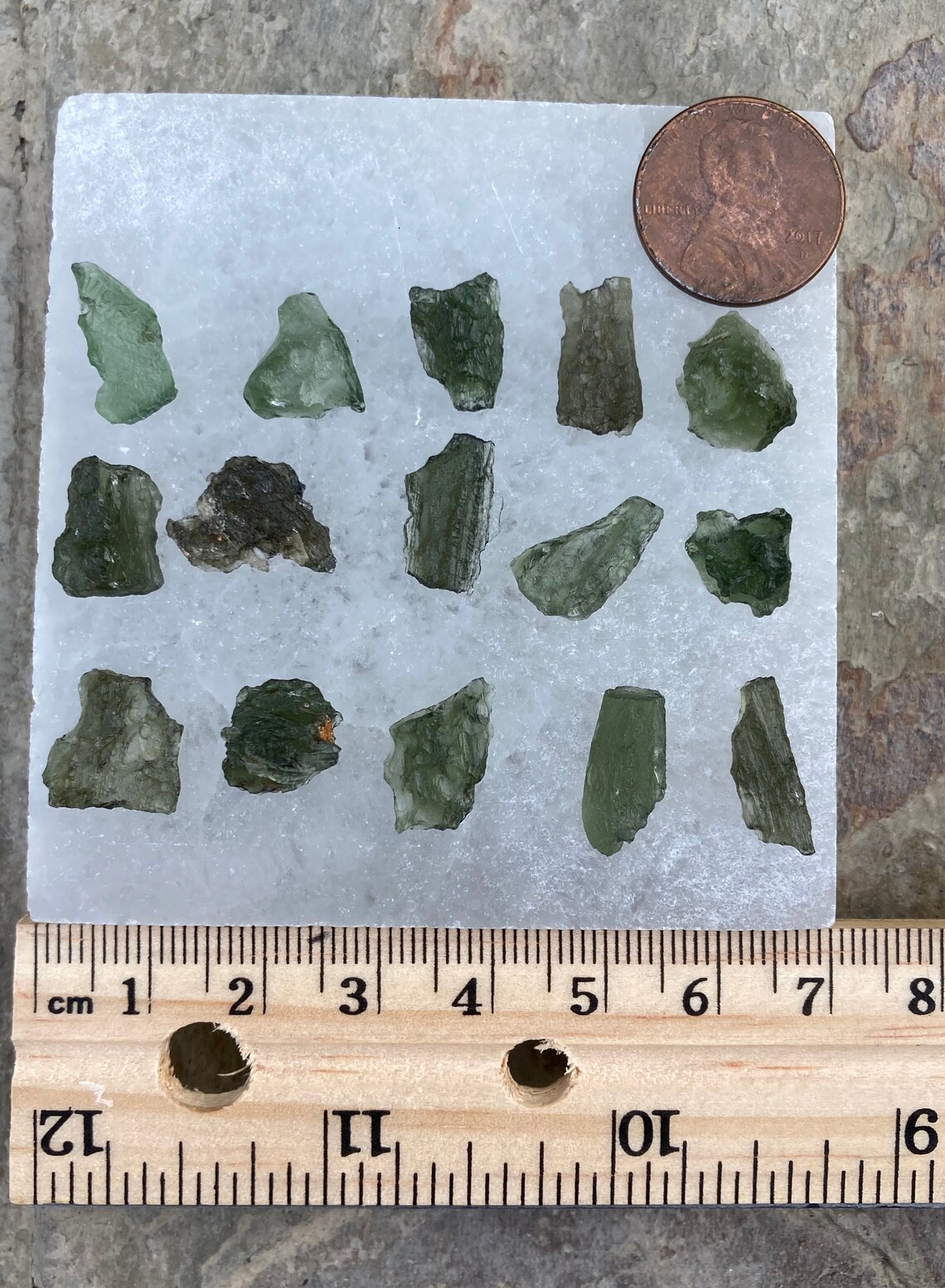 14k Gold Moldavite Necklace - Etsy