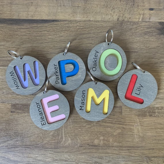 Back to School Bag Tag Kids Book Bag Tag Kids Name Tag for - Etsy