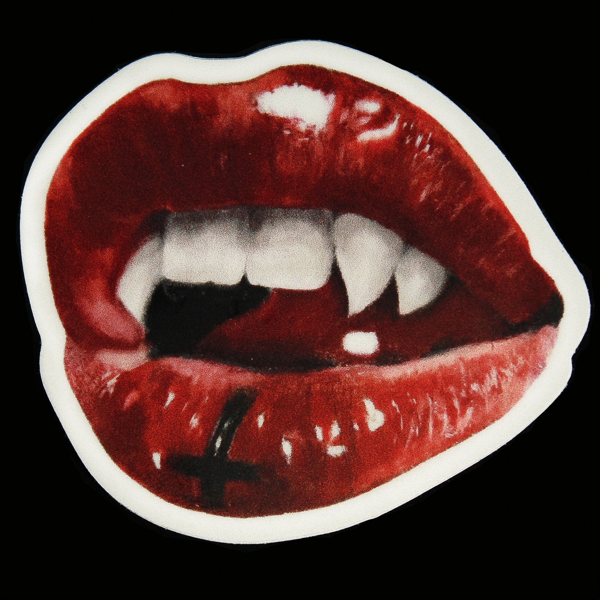 Vampire Vinyl Sticker - Etsy