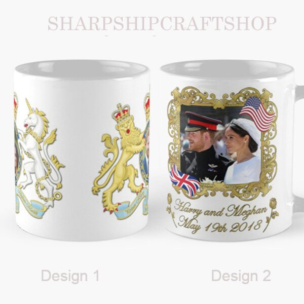 Prince Harry and Meghan Markle Mug - Etsy