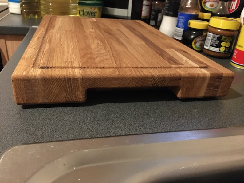 Blank Solid Oak Wooden Chopping With Cut Out Handles 450 X 300 - Etsy