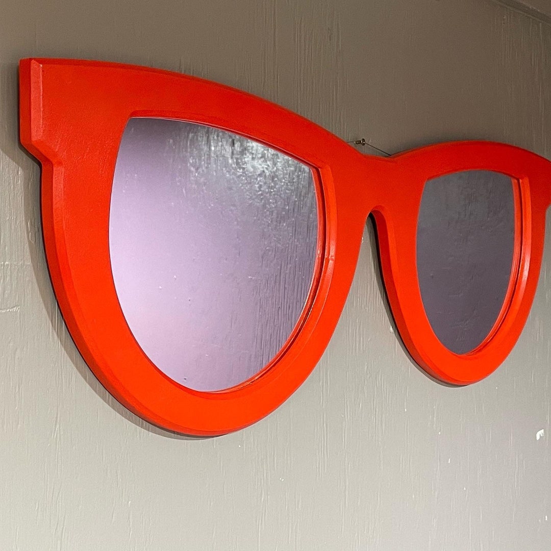 Sunglasses Mirror, Giant Mirror Glasses - Etsy