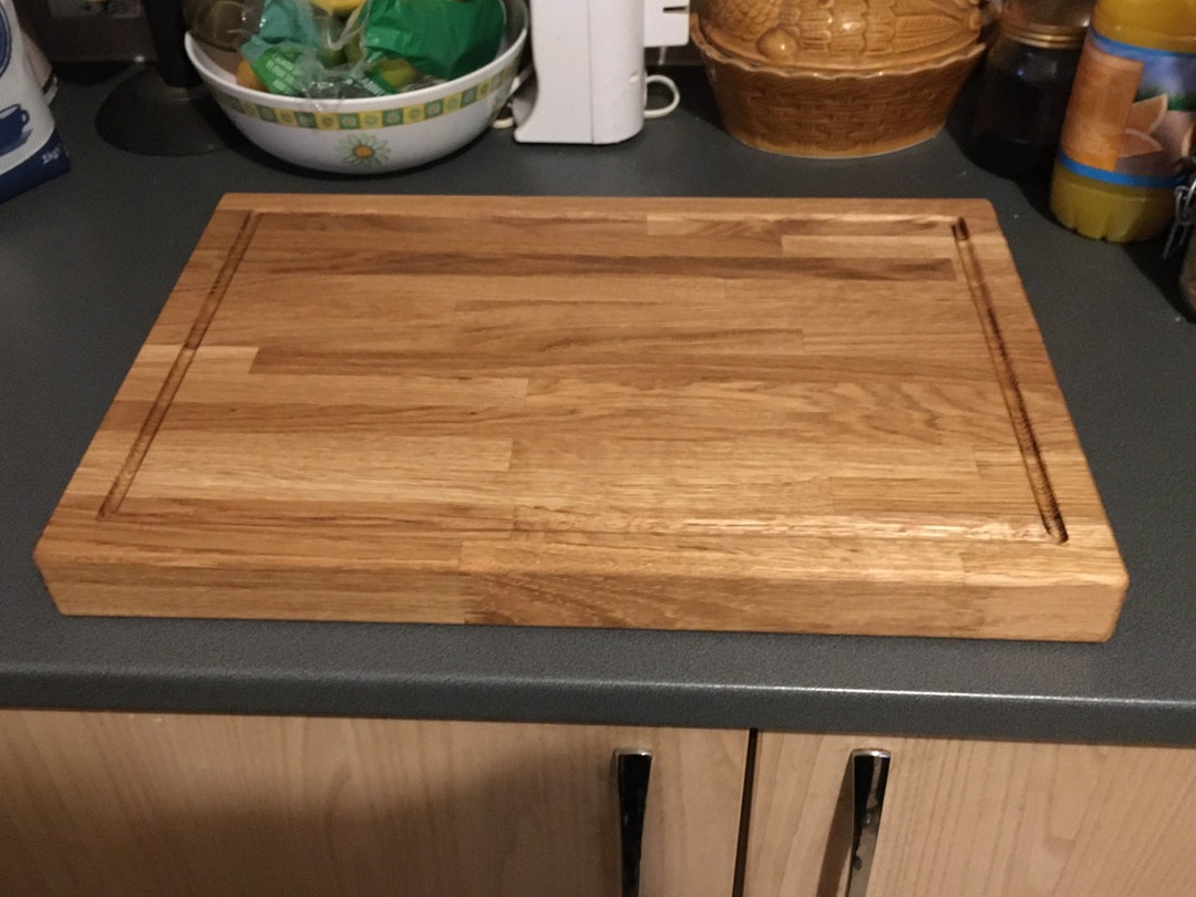 Blank Solid Oak Wooden Chopping With Cut Out Handles 450 X 300 - Etsy