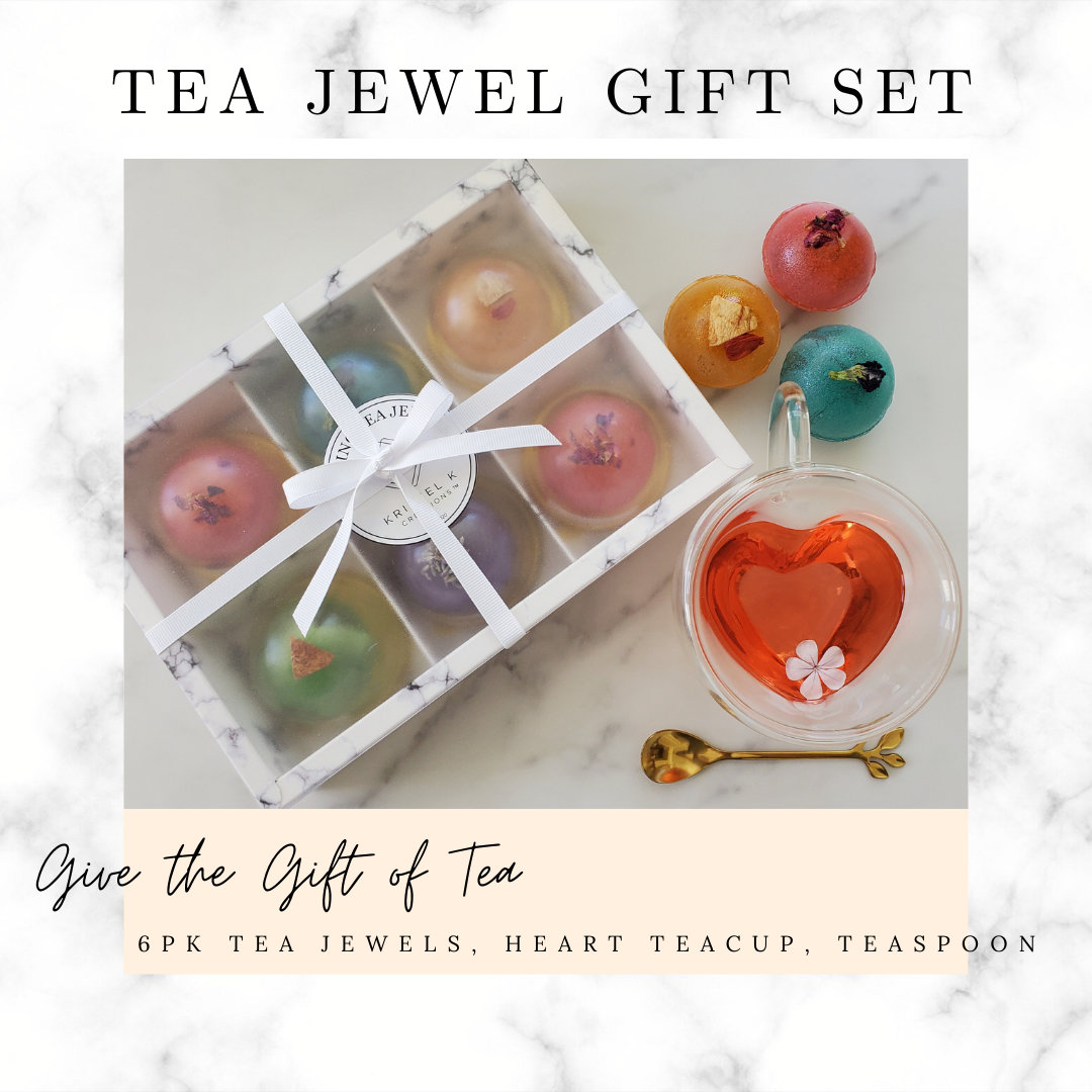 6 Pack Melting Tea Jewels Tea Bombs Tea Jewels & - Etsy