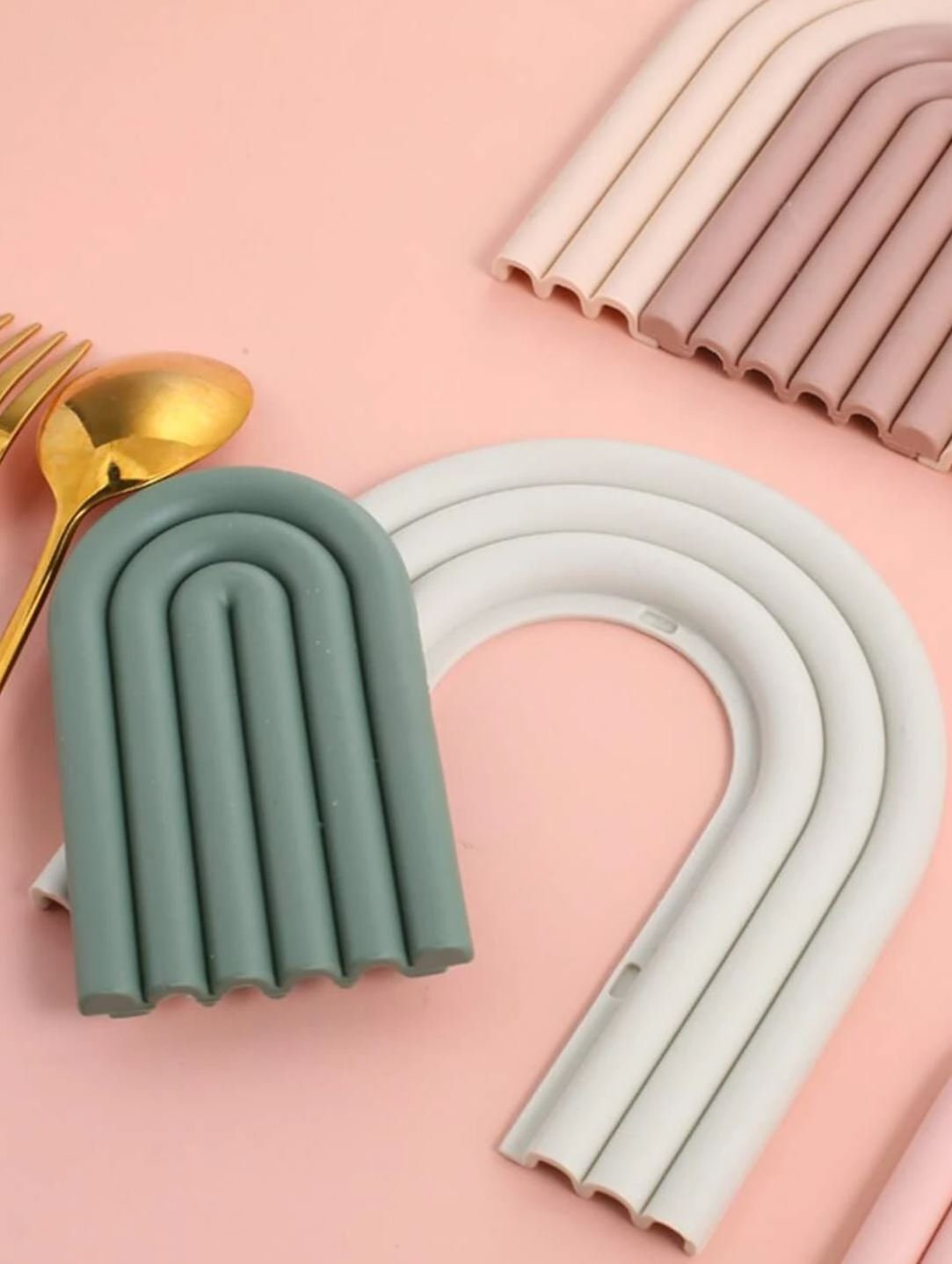 Rainbow Coaster Silicone Coaster Silicone Rainbow Coaster - Etsy