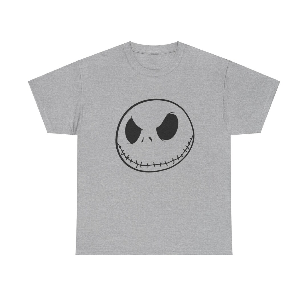 Jack Skellington Classic Smile Design T-shirt - Etsy