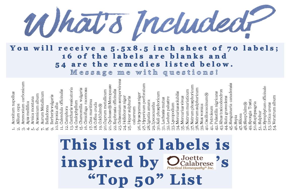 TOP 50+ Remedy Dram Labels | Homeopathy Cap Labels for Storage - Etsy