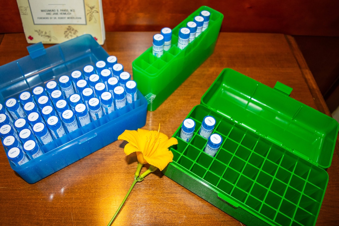 Homeopathy Tube Storage Box - Blue Floral - 50-tube Organizer - Etsy