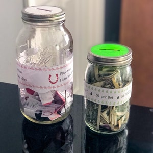 Slotted Top Fits Wide Mouth Mason Jar | Tip Jar, Raffle Tickets, Coin ...