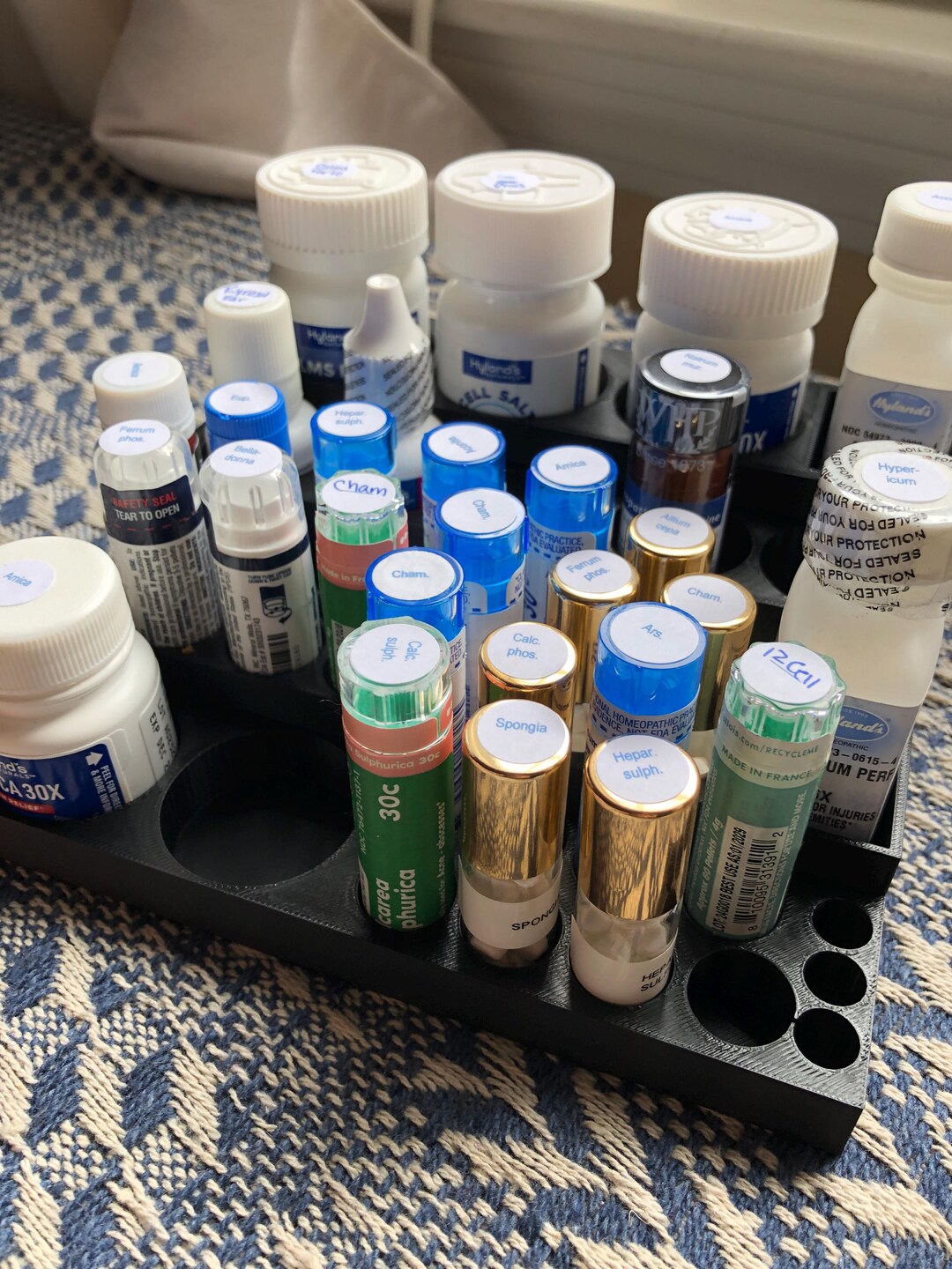 Tiered Mixed-size Homeopathy Tube Storage | Boiron Hylands Ollois ...