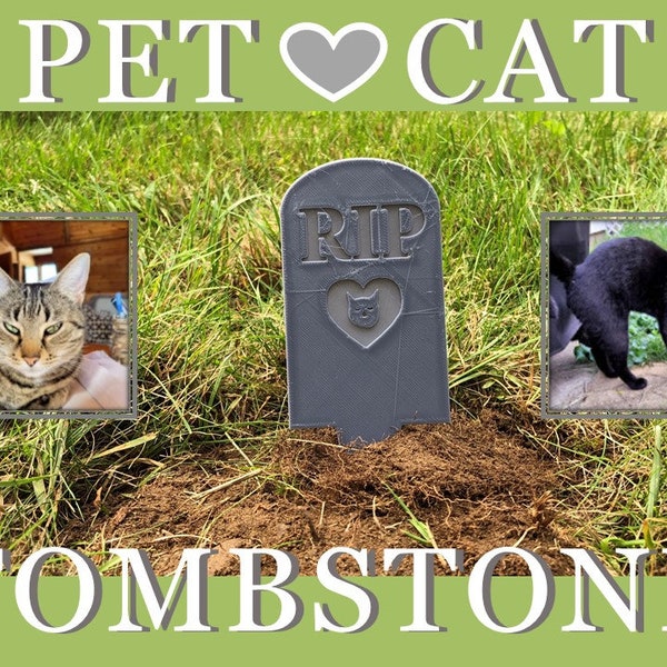 Cat Tombstone - Etsy